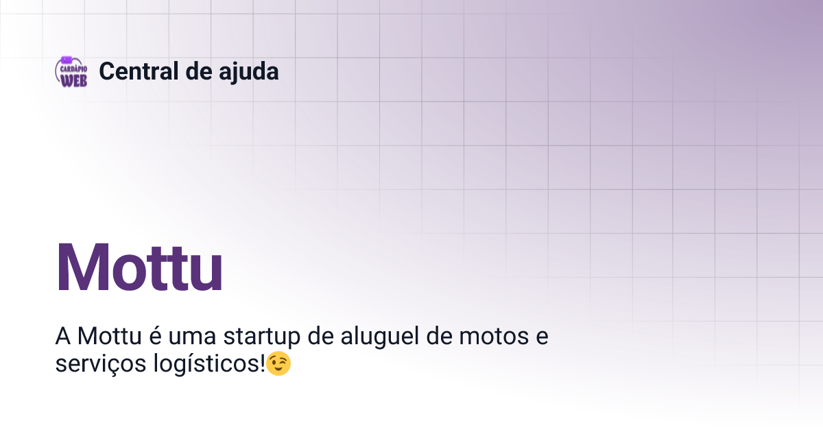 Mottu | Central de ajuda